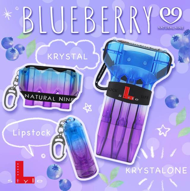 L Style KrystaL One Twin Color Dart Case- "Blueberry" – Hard Luck Darts